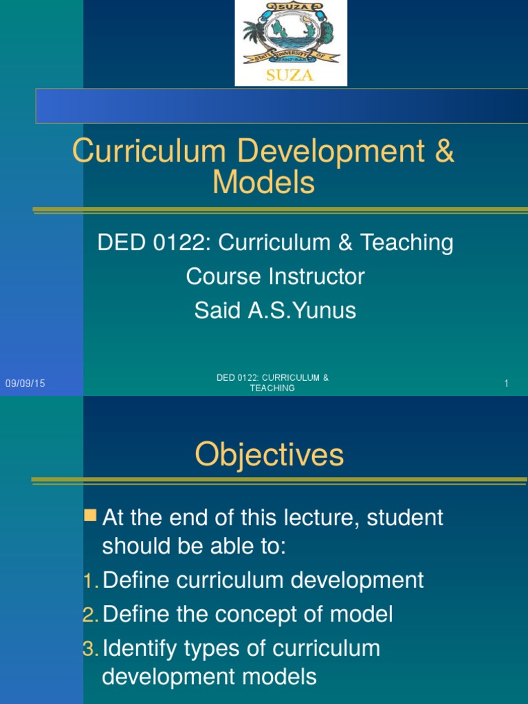 Model of Curriculum Development | PDF | Curriculum | Quality Of Life