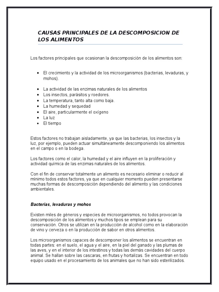 Resumen Micro | PDF | Descomposición | Las bacterias