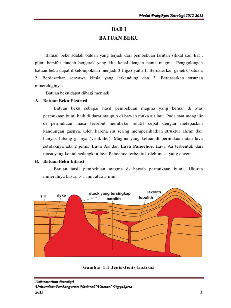 Modul Petrologi | PDF | Sains & Matematika