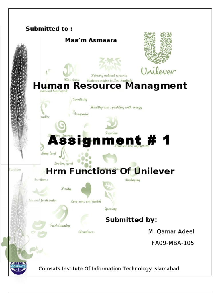 Unilever HR Management Functions Overview | PDF | Human Resource ...