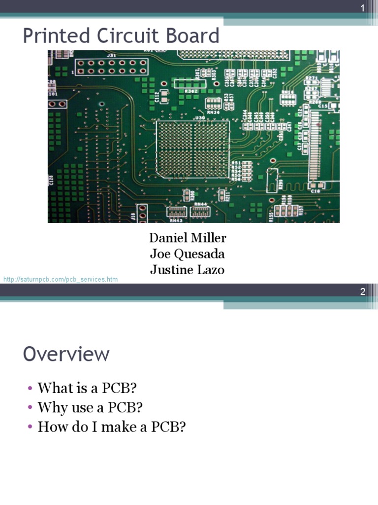 PCB Presentation Draft | PDF | Printed Circuit Board | Engineering