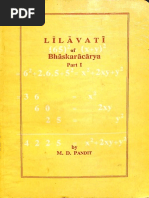 Lilavati Book by Bhaskaracharya PDF | PDF | Teaching Mathematics | Science