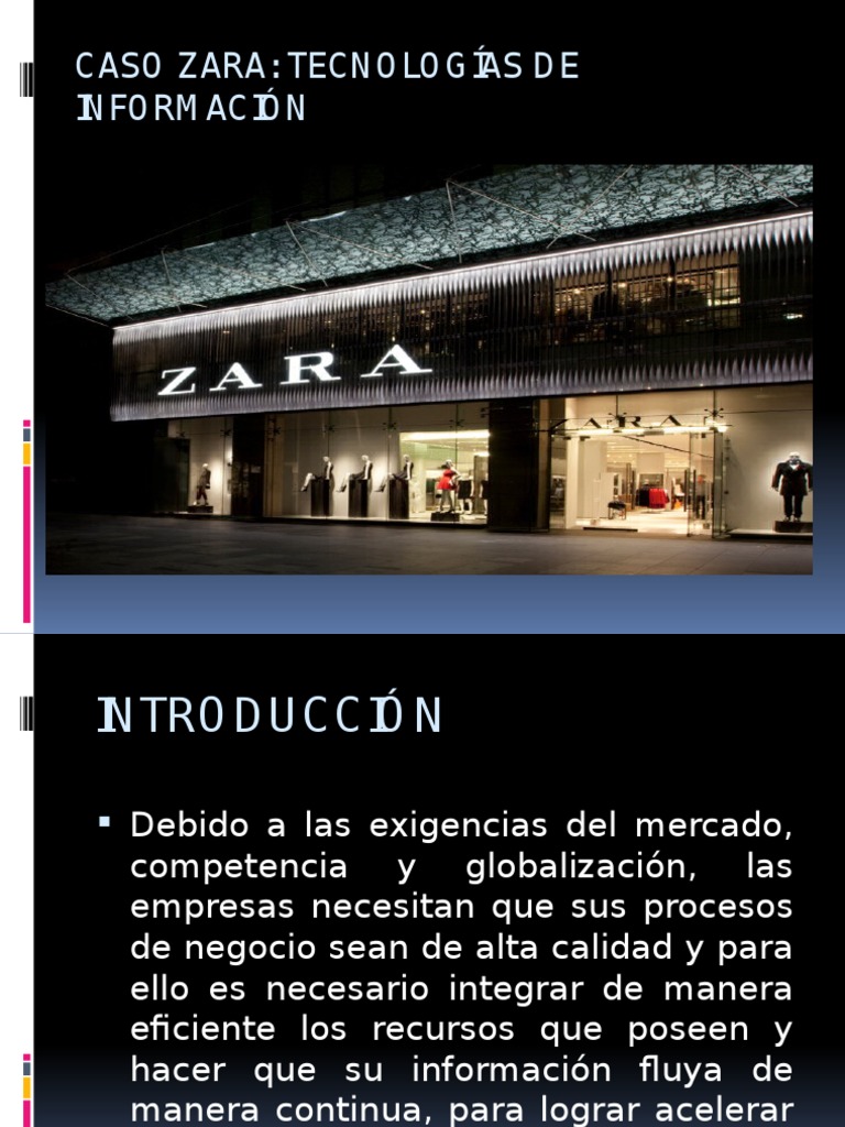 Zara y Su Tecnología de Información | Plataforma como servicio ...