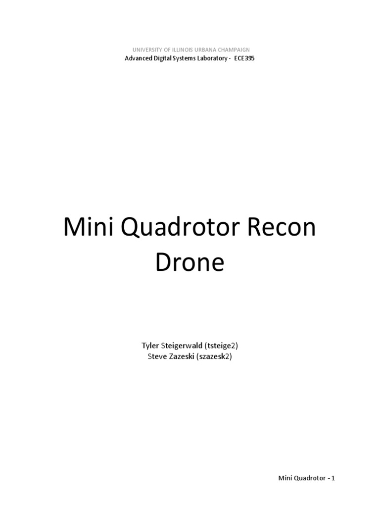 Proyecto de Mini Dron - Desarrollo Propio de Tecnologia - Sin Arduino ...