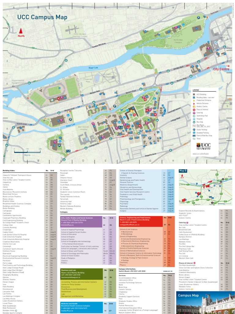 Ucc Campus Map 23 11 PDF | PDF | Cork (City) | Dentistry