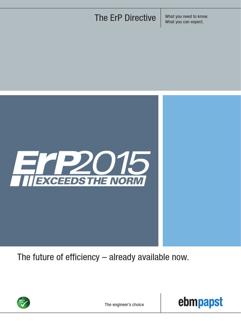 The Erp Directive: What You Need To Know. What You Can Expect | PDF ...