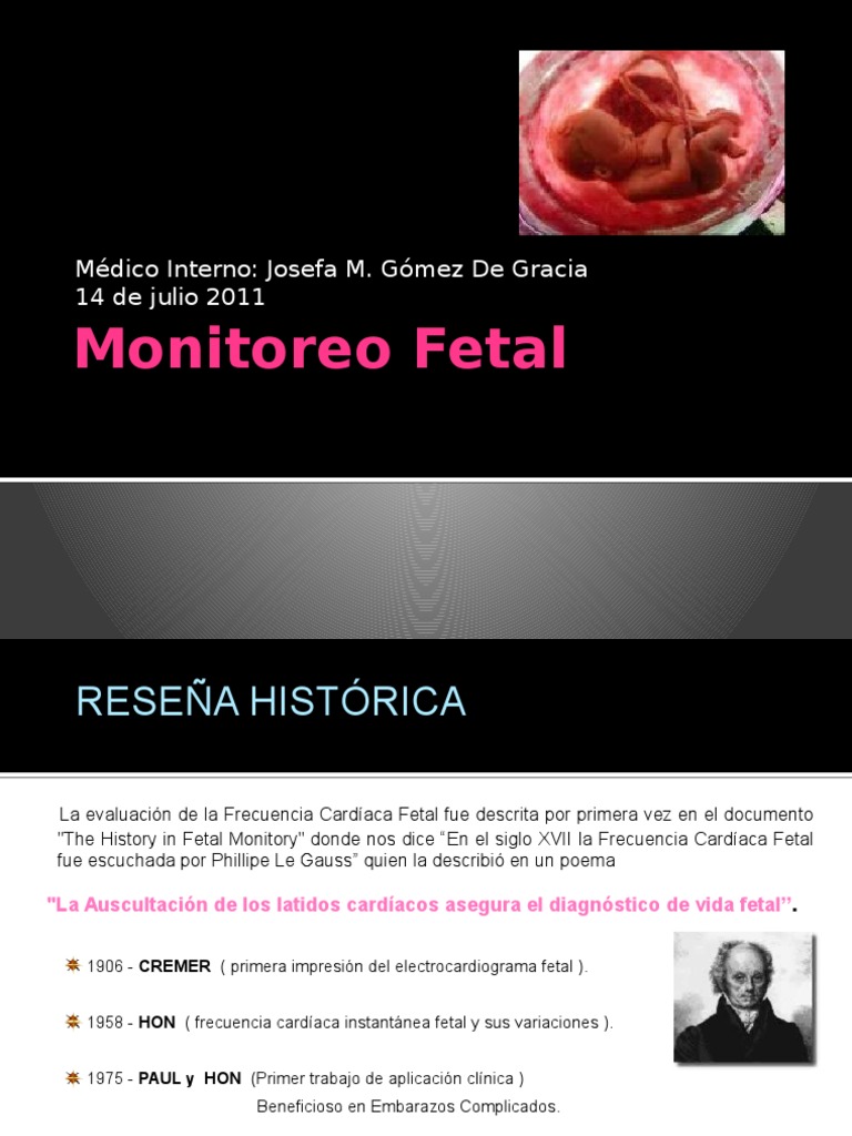 Monitoreo Fetal | PDF | Parto | El embarazo