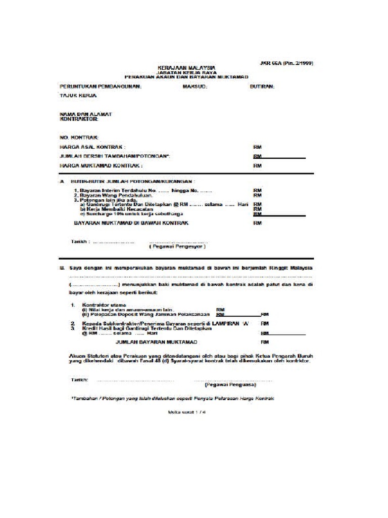 Bayaran Muktamad | PDF
