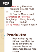 Mga Bahagi NG Suring Basa | PDF