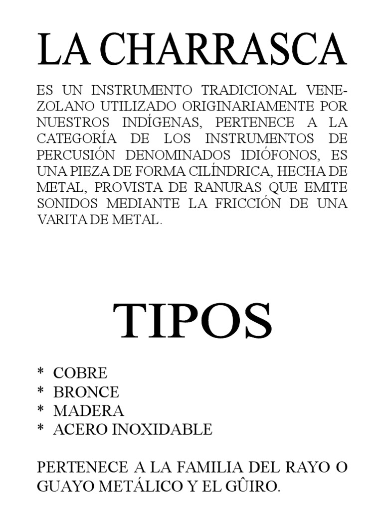 La Charrasca | PDF | Musica Latinoamericana | Rieles