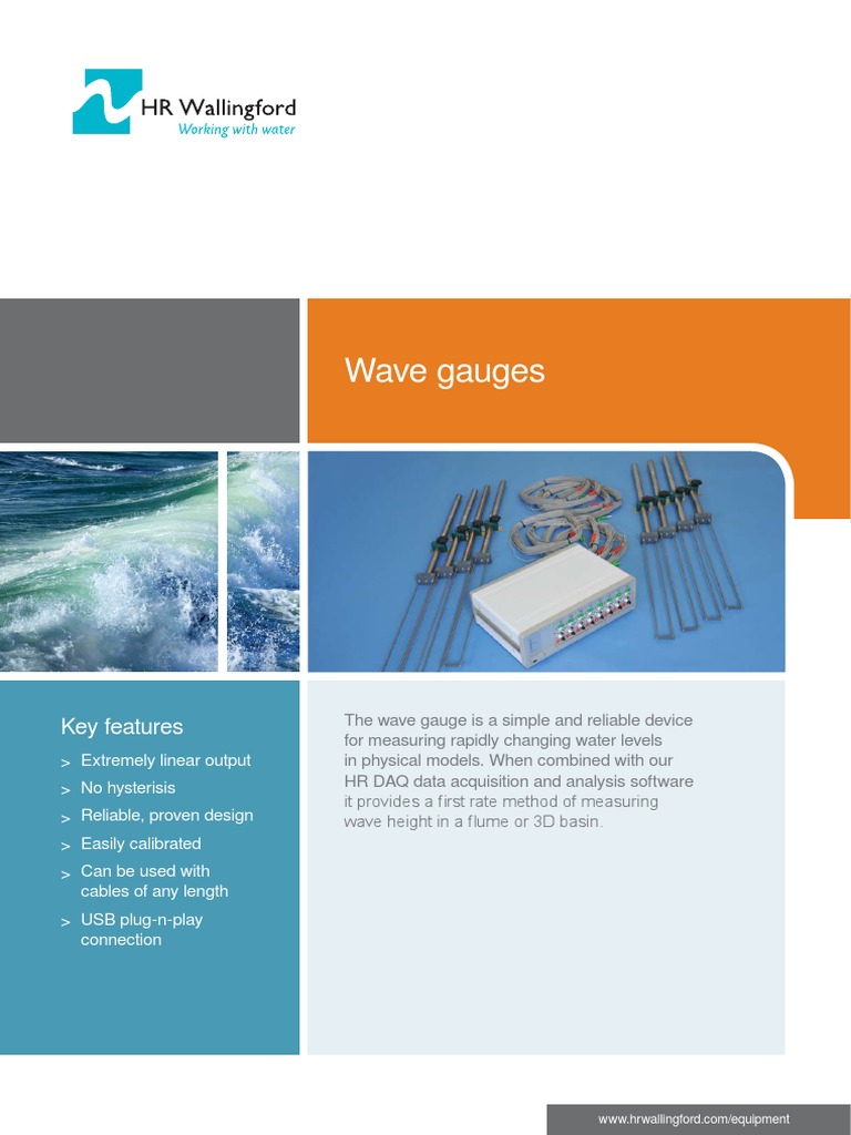 EQ009 Wave Gauges | PDF | Waves | Calibration
