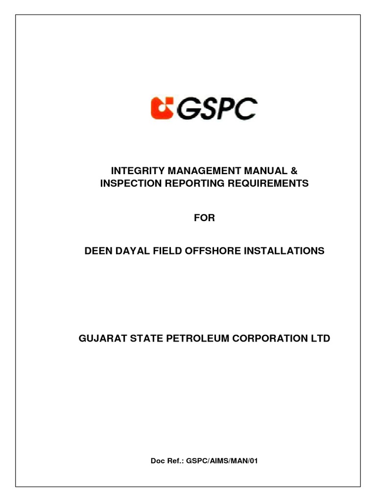 GSPC Pipeline AIM Format | PDF | Pipeline Transport | Risk