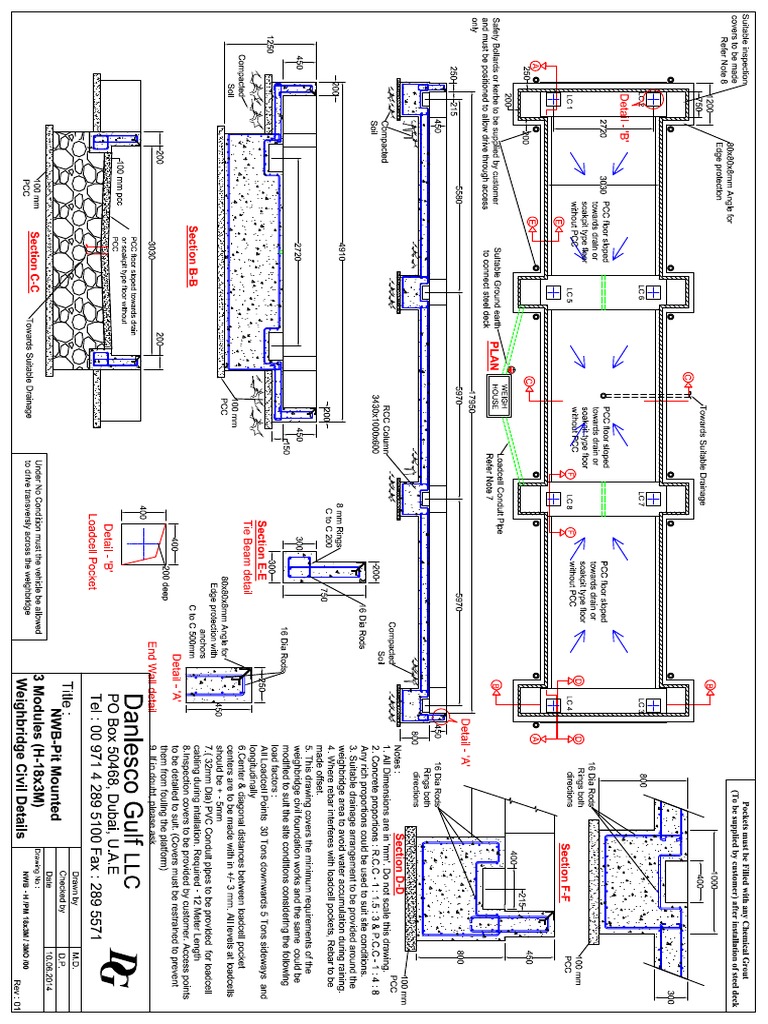 H 18mx3m Pit Mounted Civil | PDF