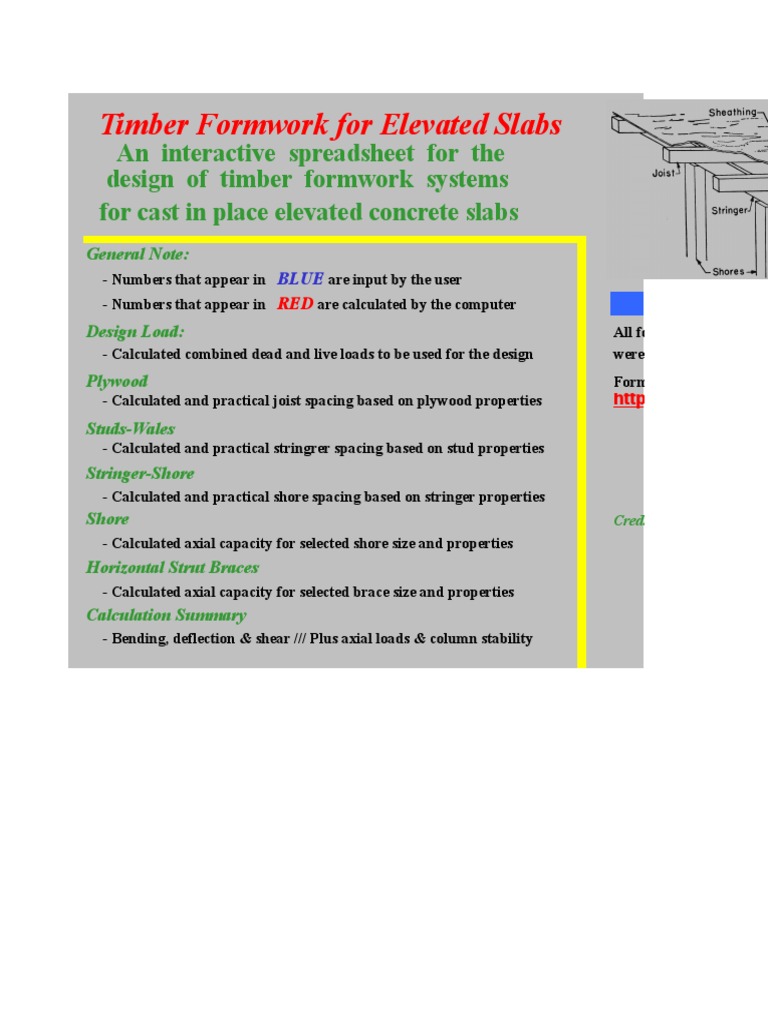 (Engineersdaily - Com) Timber Formwork Elevated Concrete Slabs | PDF ...