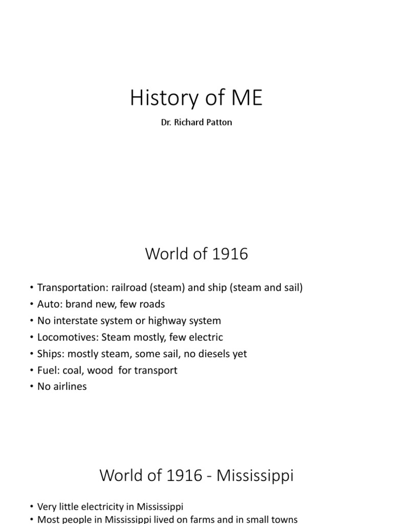 History of ME | PDF | Oil | Steam Engine