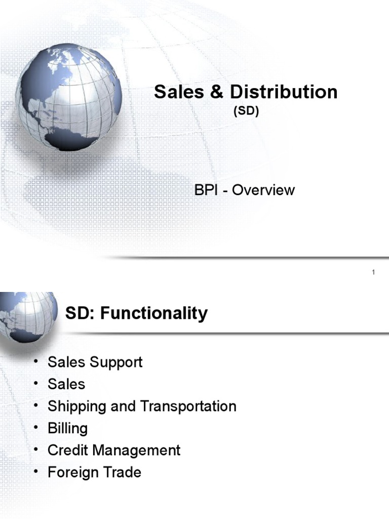 Sales & Distribution: BPI - Overview | Download Free PDF | Invoice ...