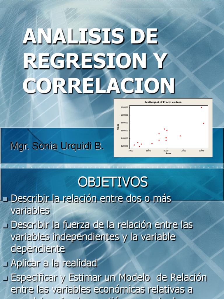 Analisis de Regresion y Correlacion | Descargar gratis PDF | Regresión lineal | Análisis de ...