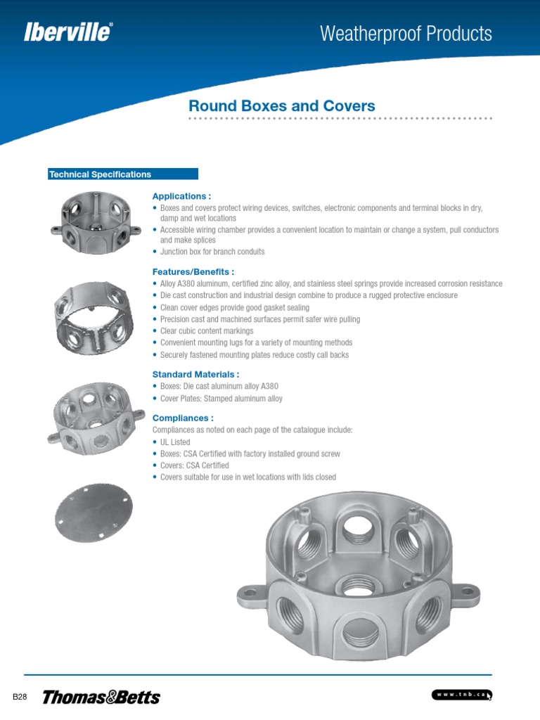 TNB Junction - Box B Weatherproof E | PDF | Electrical Wiring ...