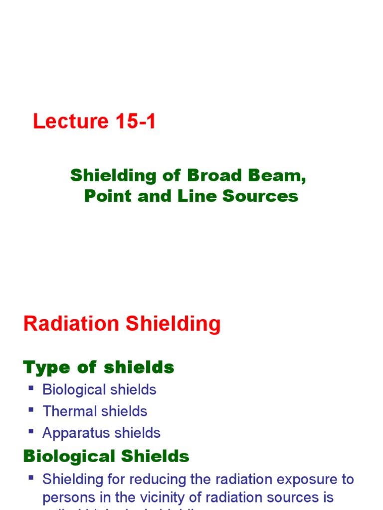 Point and Line Source | Download Free PDF | Radiation Protection ...