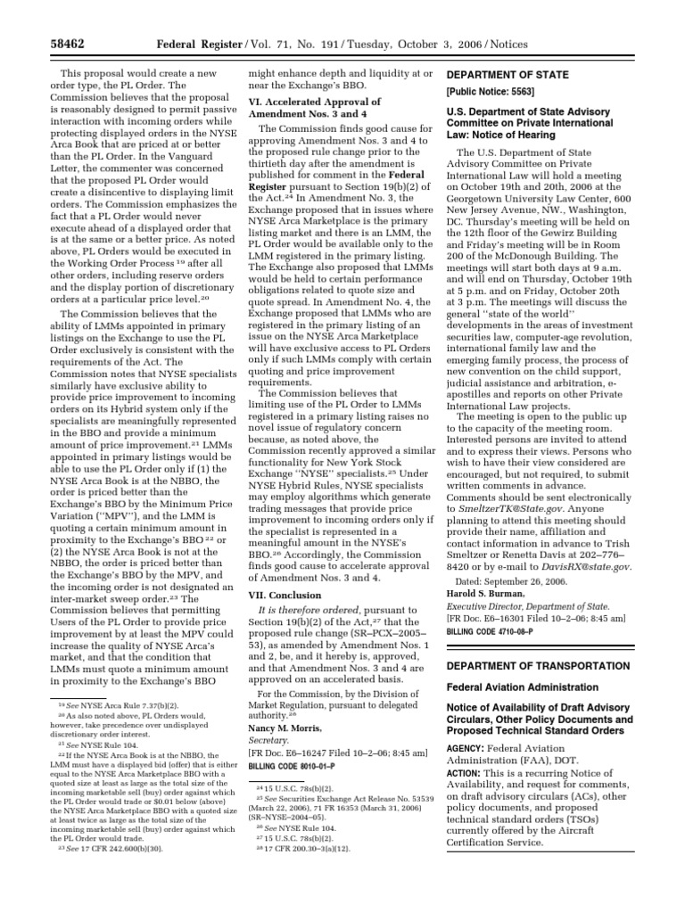 Notice: Advisory Circulars Availability, Etc.: Aircraft Certification ...