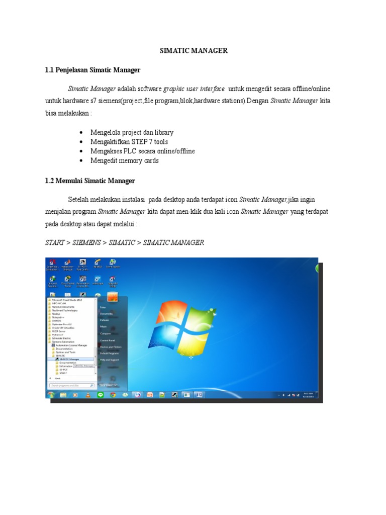 Simatic Manager | PDF