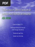 REGLAMENTACION-AEA-90364-7-771 Complementario | PDF | Cableado eléctrico | Electrónica