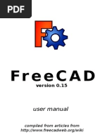 FreeCAD Guide - PDF | PDF | Icon (Computing) | Menu (Computing)