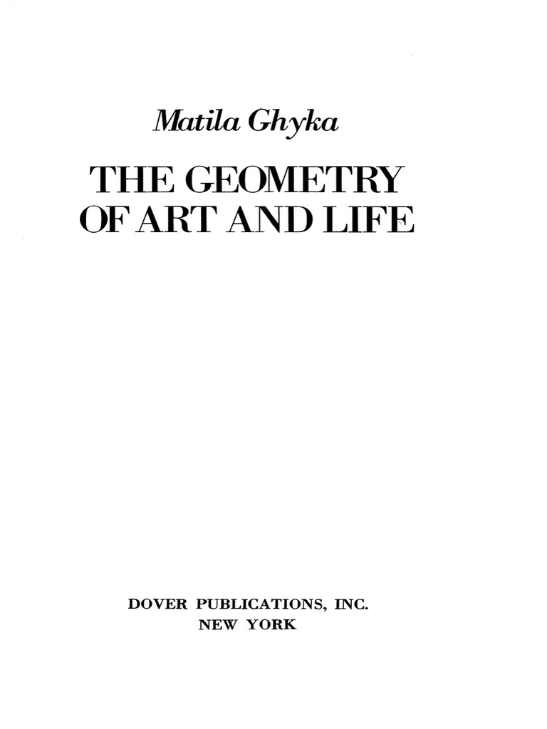 Matila Ghyka) The Geometry of Art and Life | PDF