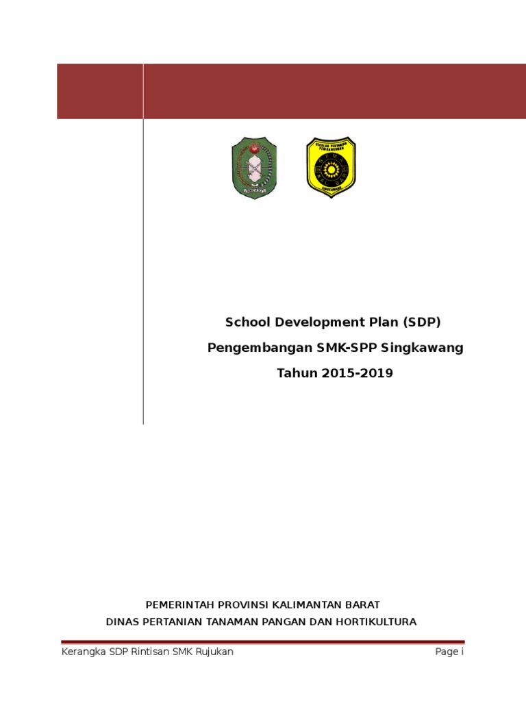 Rencana Pengembangan SMK-SPP Singkawang | PDF