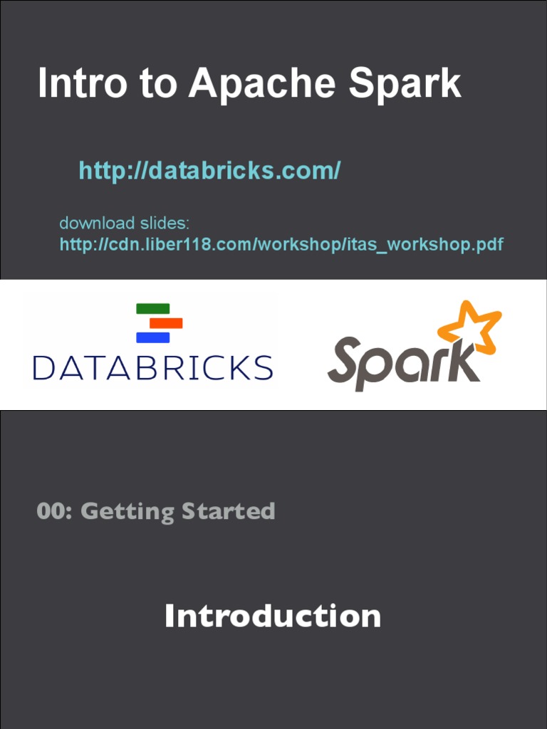 Itas Workshop | PDF | Apache Spark | Apache Hadoop