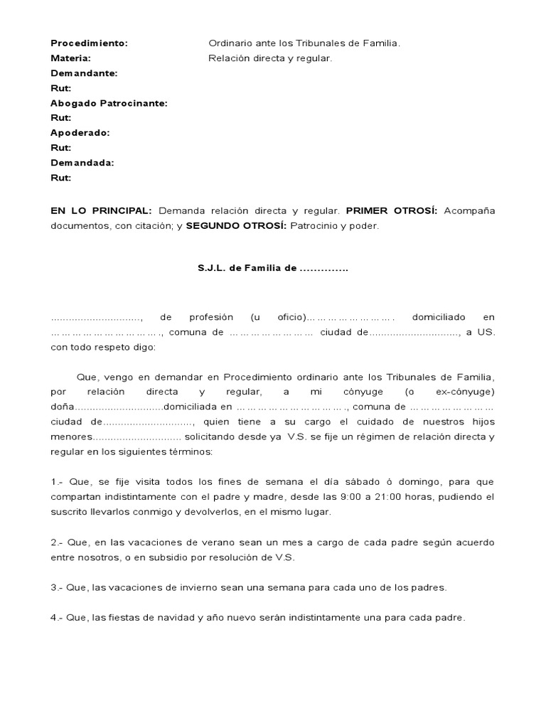 Relacion Directa y Regular. Demanda | PDF
