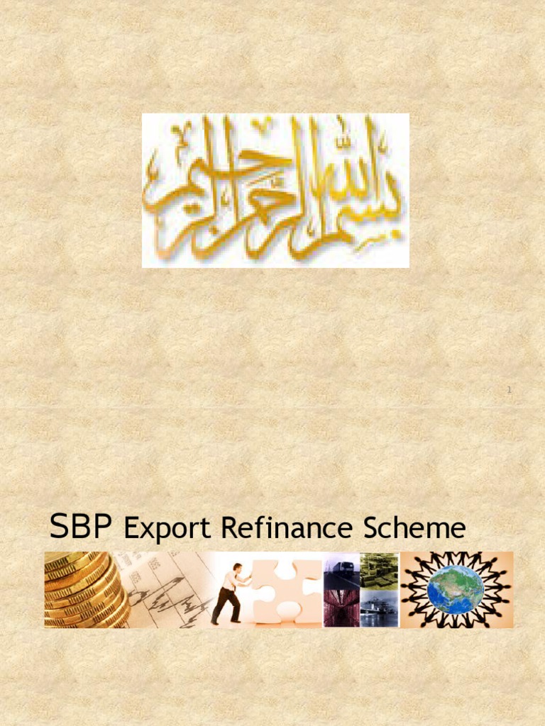 SBP Export Refinance Scheme | PDF | Loans | Refinancing