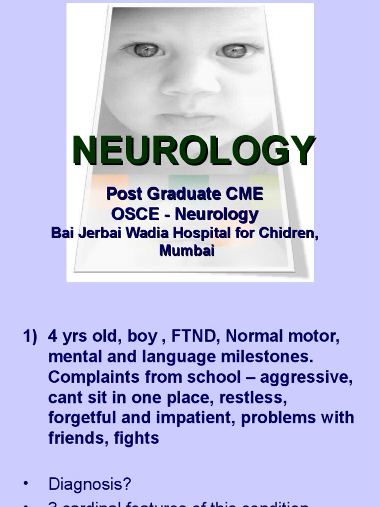 Neuro Case Scenarios | PDF | Epilepsy | Attention Deficit Hyperactivity ...
