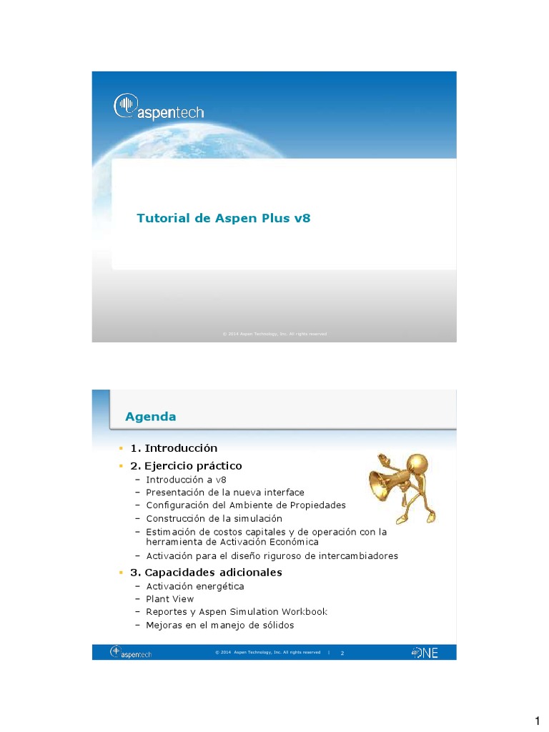 Aspen Plus Presentation Spanish | PDF | Simulación | Destilación