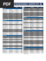 Jets 2016-17 Game Schedule | PDF | Sports & Recreation