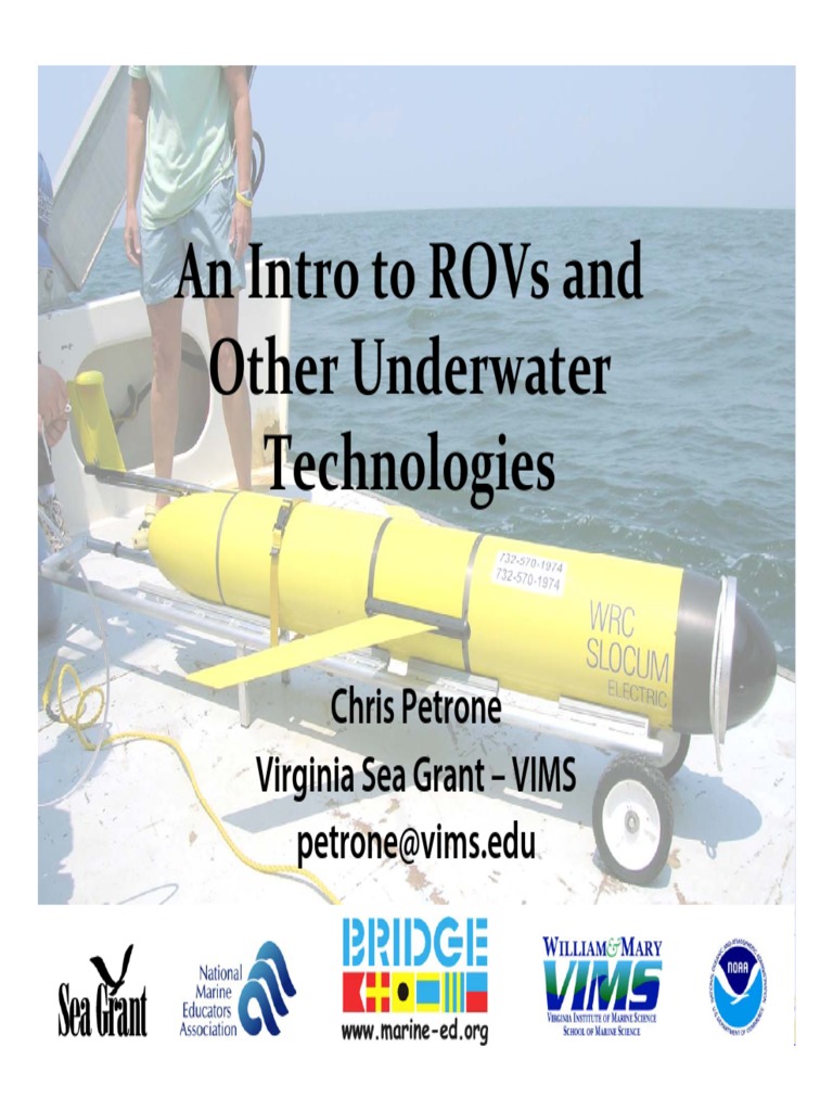 Rov | PDF | Unmanned Aerial Vehicle | Underwater Work