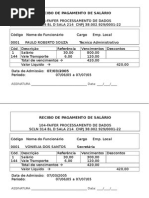 Modelo Contra Cheque | PDF
