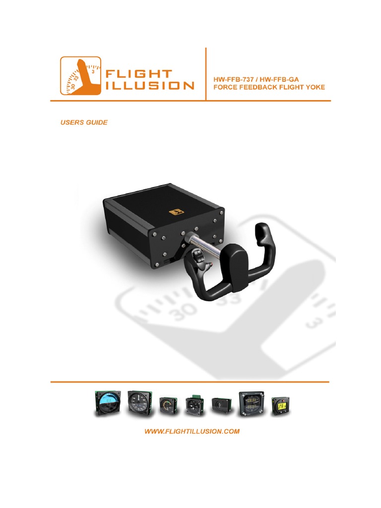 Users Guide FFB Yoke | PDF | Aircraft Flight Control System | Aileron