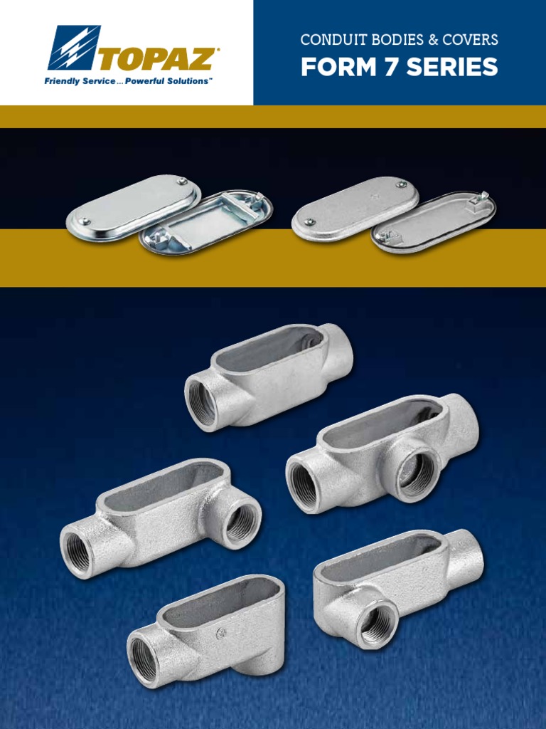 Form 7 Conduit Bodies Overview | PDF | Pipe (Fluid Conveyance) | Screw