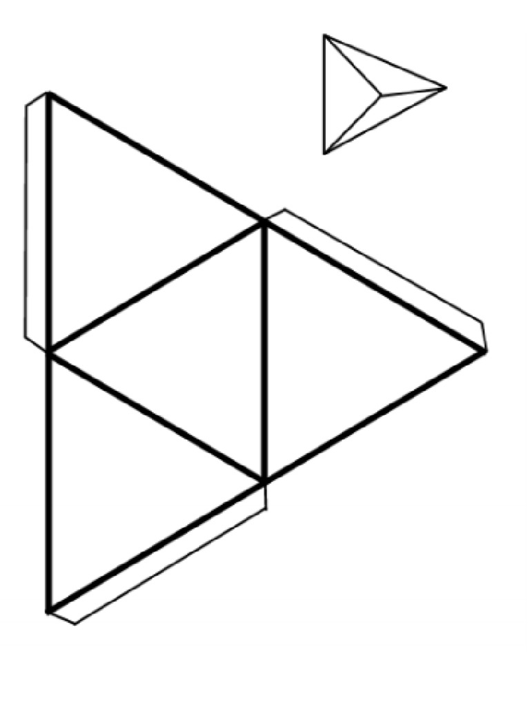 actividad plantilla poliedros