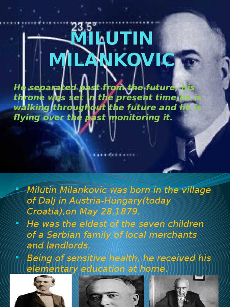 Milutin Milankovic | PDF | Planets Of The Solar System | Astronomy