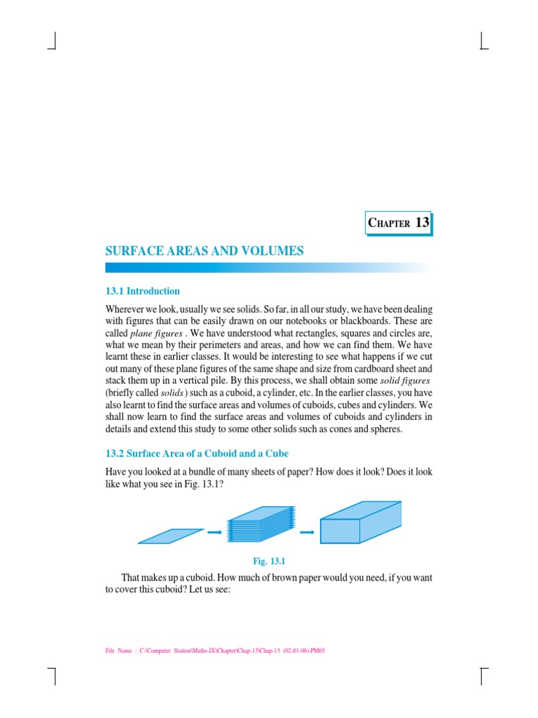 Solid Geometry | PDF | Sphere | Volume