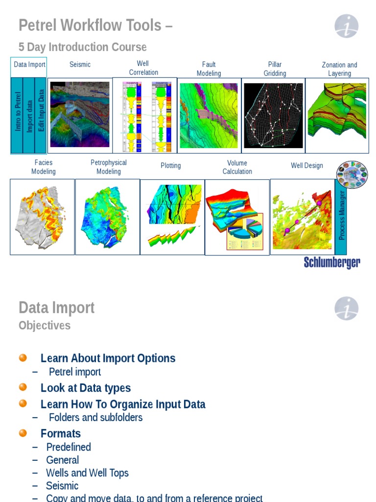 Petrel Workflow Tools - : 5 Day Introduction Course | PDF | File Format | Computer File