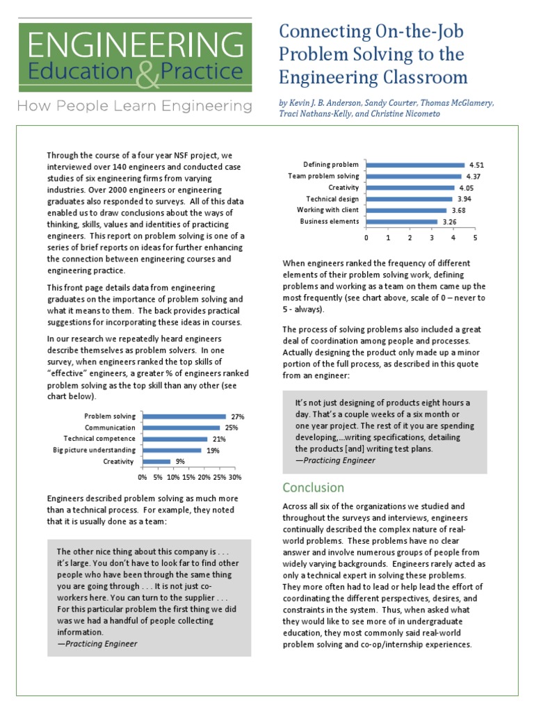 Problem Solving | PDF | Engineering | Design