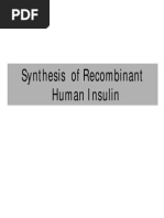 Synthesis of Human Insulin | PDF