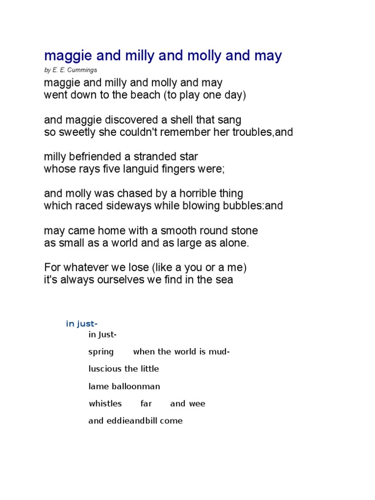 Maggie and Milly and Molly and May | PDF