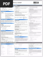 ACT Math Formula Reference Guide | PDF | Square Root | Area