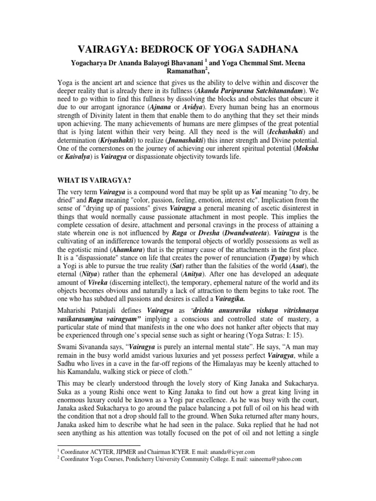 Vairagya | PDF