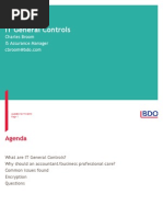 Standard ITGC Template - Manage Operation | PDF | Backup | Computing