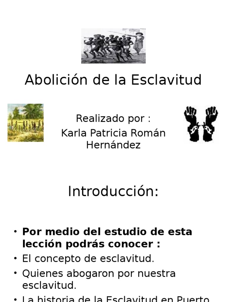 Abolicion de La Esclavitud | PDF | Esclavitud | Abolicionismo